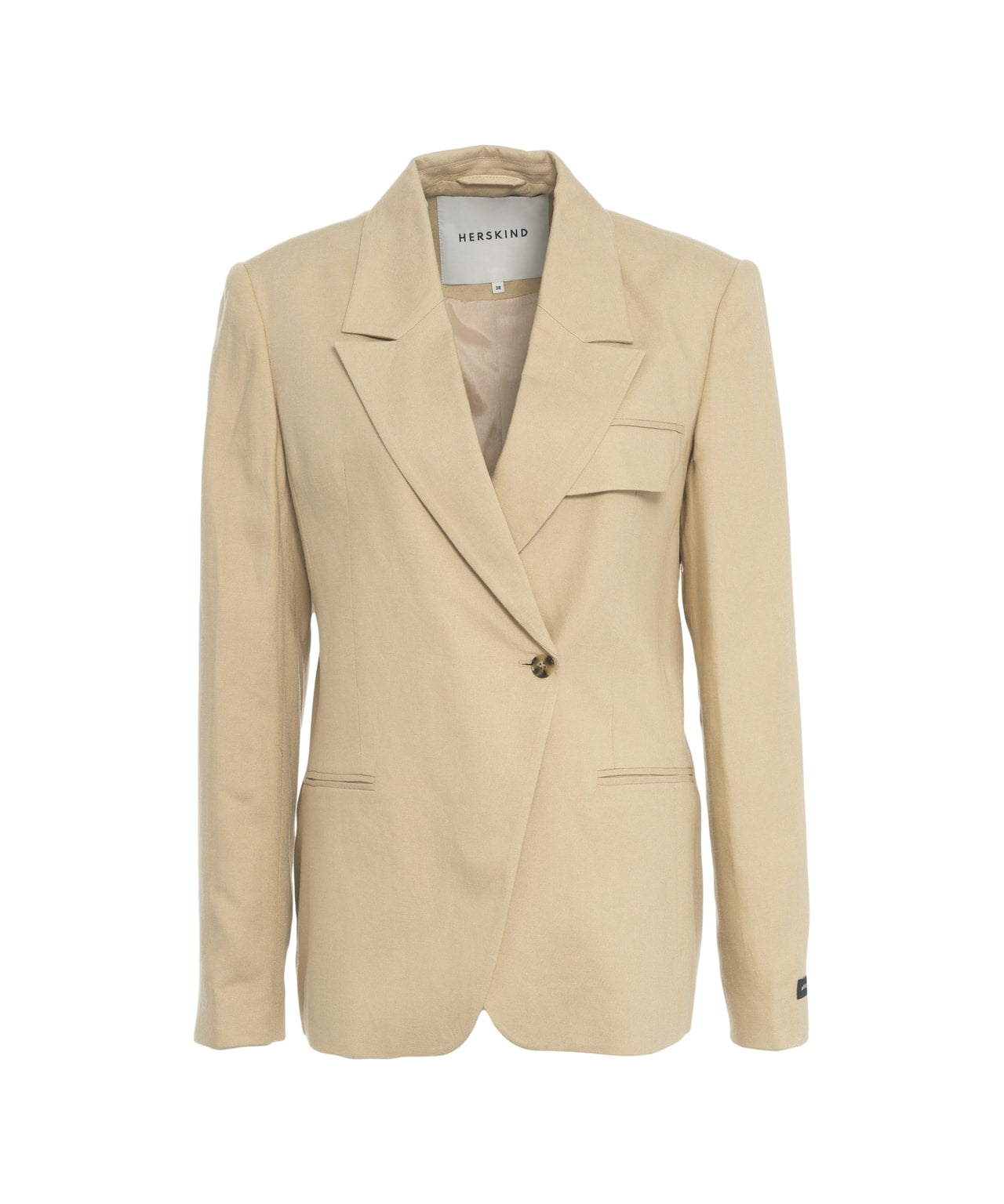 Herskind Double-breasted blazer 'Oprah' Beige Woman – MAXIMILIAN.it