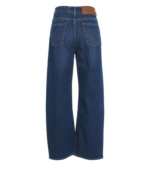 Jacob Cohen Barrel leg jeans 'Lila' Blue Women – MAXIMILIAN.it