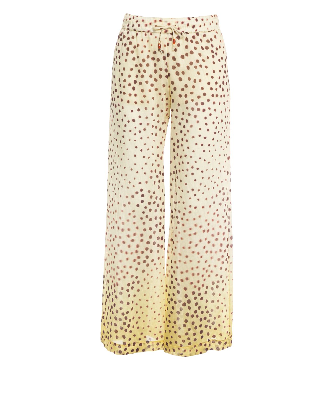 Otto d ame Pants with polka dots Yellow Women – MAXIMILIAN.it