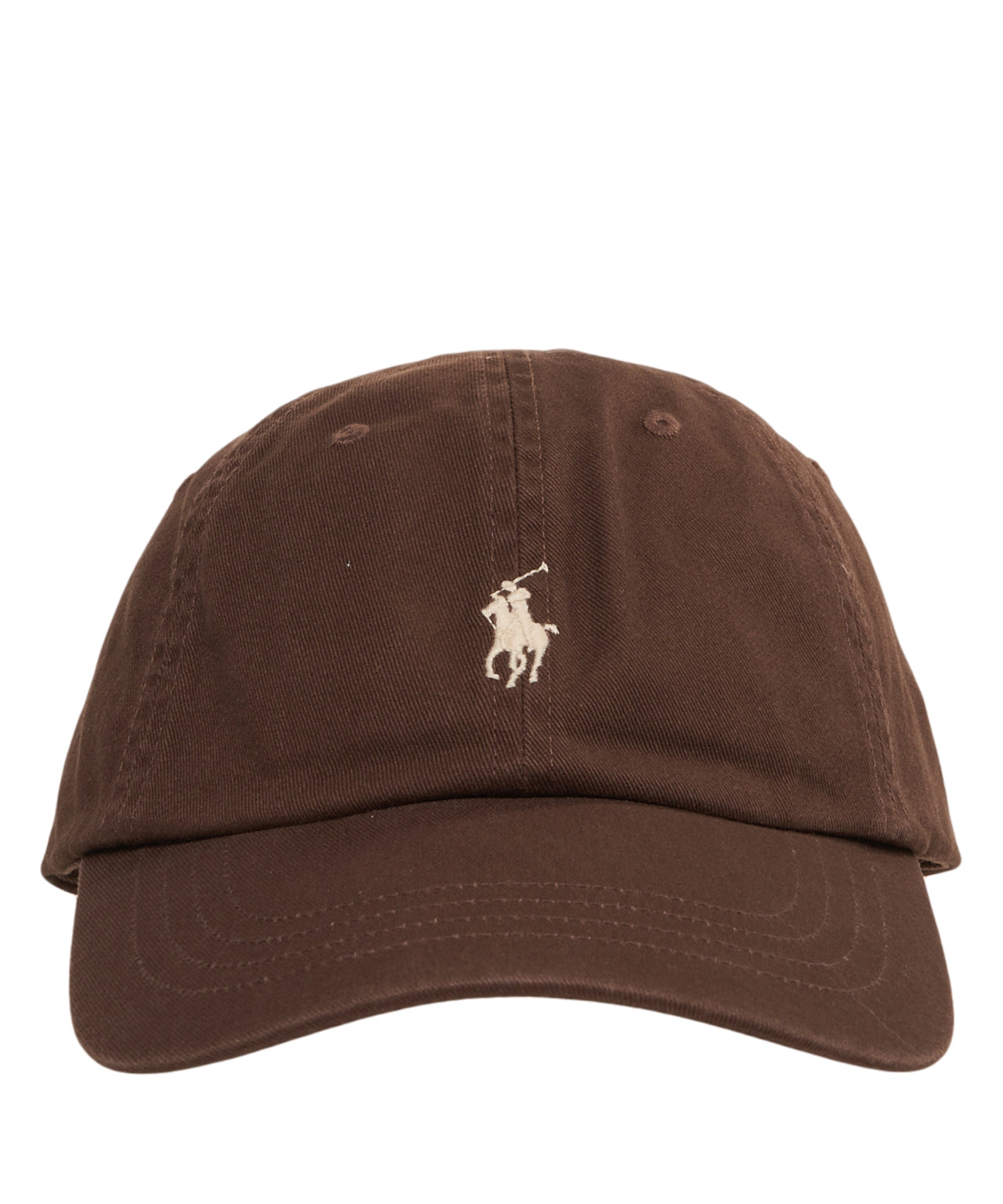 Polo Ralph Lauren Baseball Cap with logo embroidery Brown Men ...