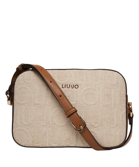 Liu Jo Shoulder bag with logo details Brown Women – MAXIMILIAN.it