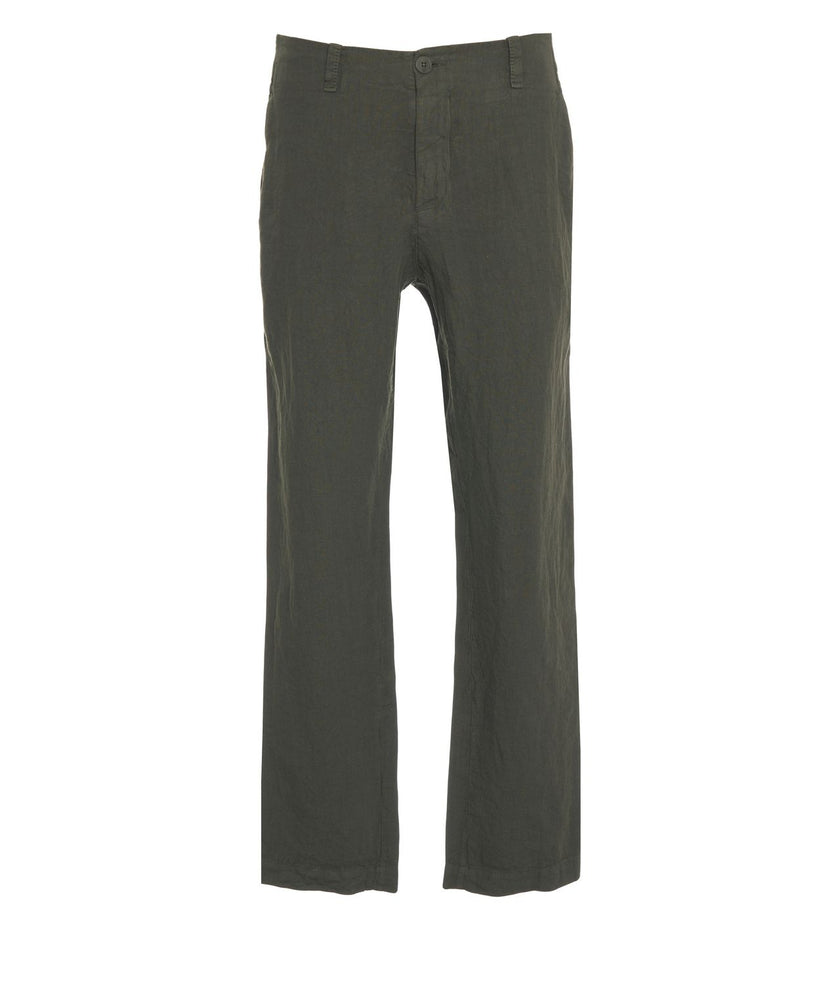 Transit Pantaloni in lino Verde Uomo – MAXIMILIAN.it